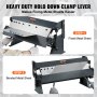 VEVOR Box and Pan Brake, 610 ± 10 mm, 0-130 Degrees Sheet Metal Bending ...