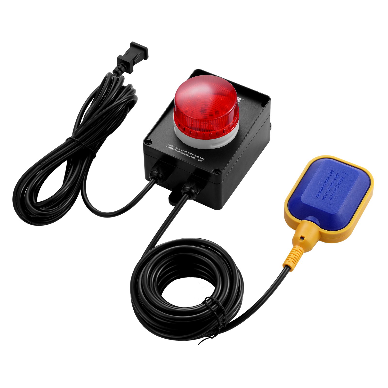 VEVOR Sump Pump Alarm - Float Sensor, 85dB Audio, 32.8ft