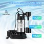 VEVOR 1.5 HP Submersible Cast Iron and Steel Sump Pump, 6000 GPH ...