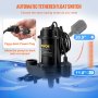 VEVOR Submersible Sewage Pump Water Pump 3/4 HP 5880GPH Cast Iron with ...