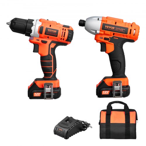 Tool Combo Kit Max 12V Cordless 2-Tool Power Combo Kit with 2.0 Ah ...