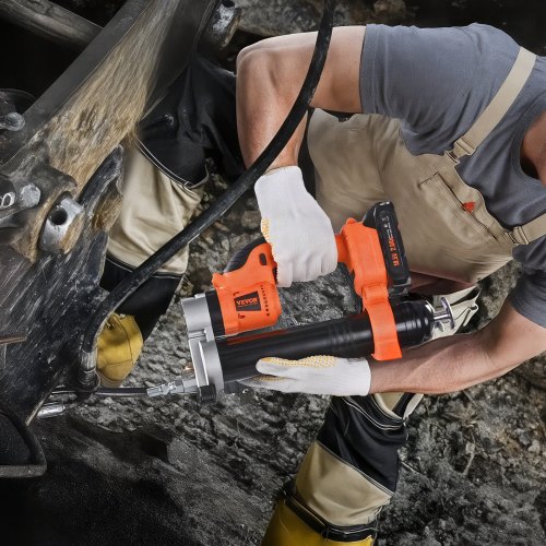 VEVOR Cordless Grease Gun 20V Electric Grease Gun Kit with Battery 30 ...