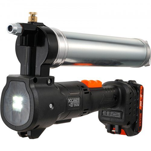 VEVOR Cordless Grease Gun, 20-Volt, 10,000 PSI, 39" Long Hose, Electric ...