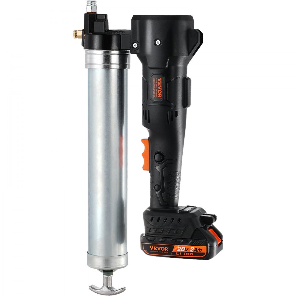 VEVOR Cordless Grease Gun, 20-Volt, 10,000 PSI, 39" Long Hose, Electric ...