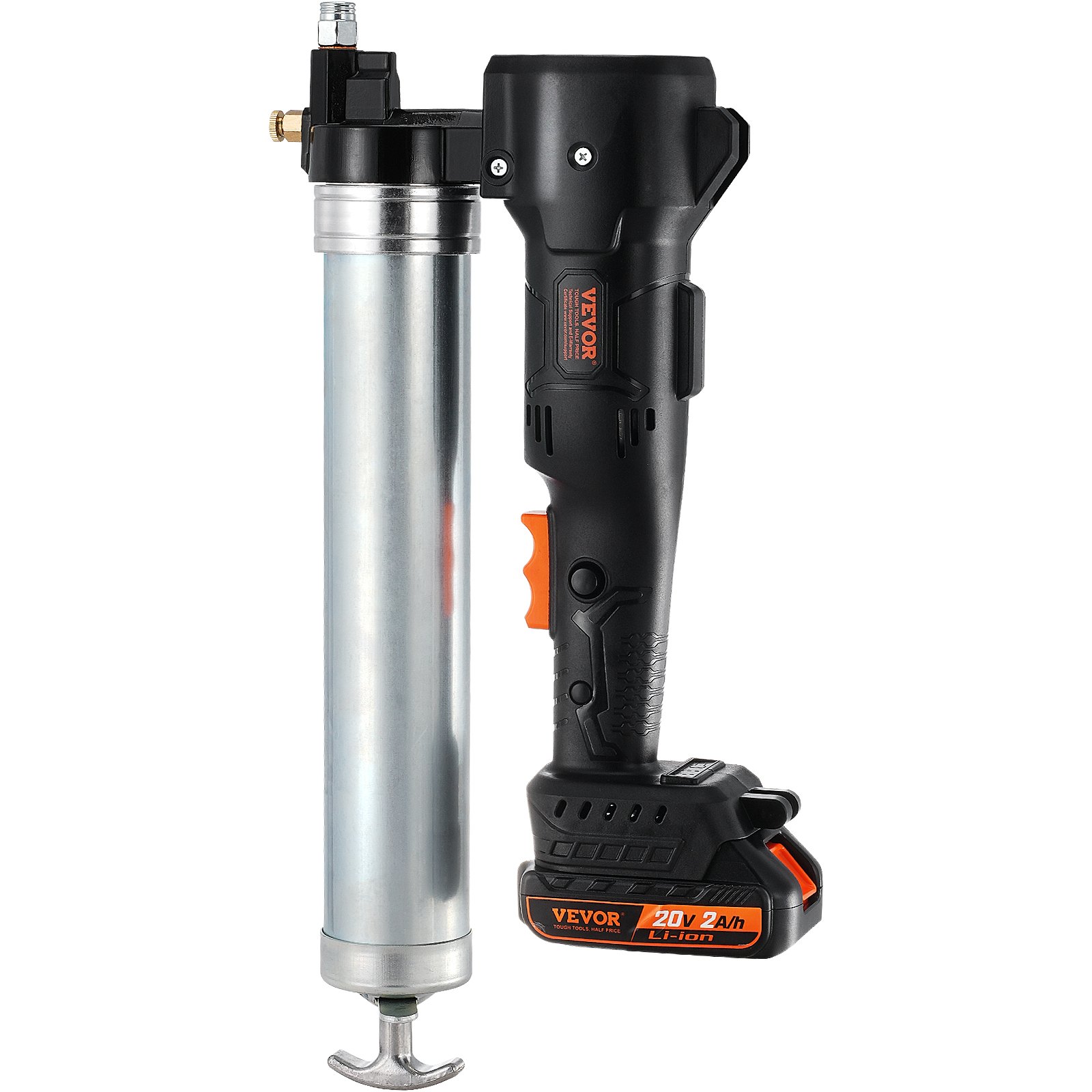 VEVOR Cordless Grease Gun, 20-Volt, 10,000 PSI, 39" Long Hose, Electric ...