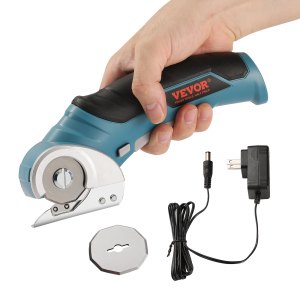 VEVOR Cordless Electric Scissors, 3.6 V 2000 mAh Mini Electric Fabric ...