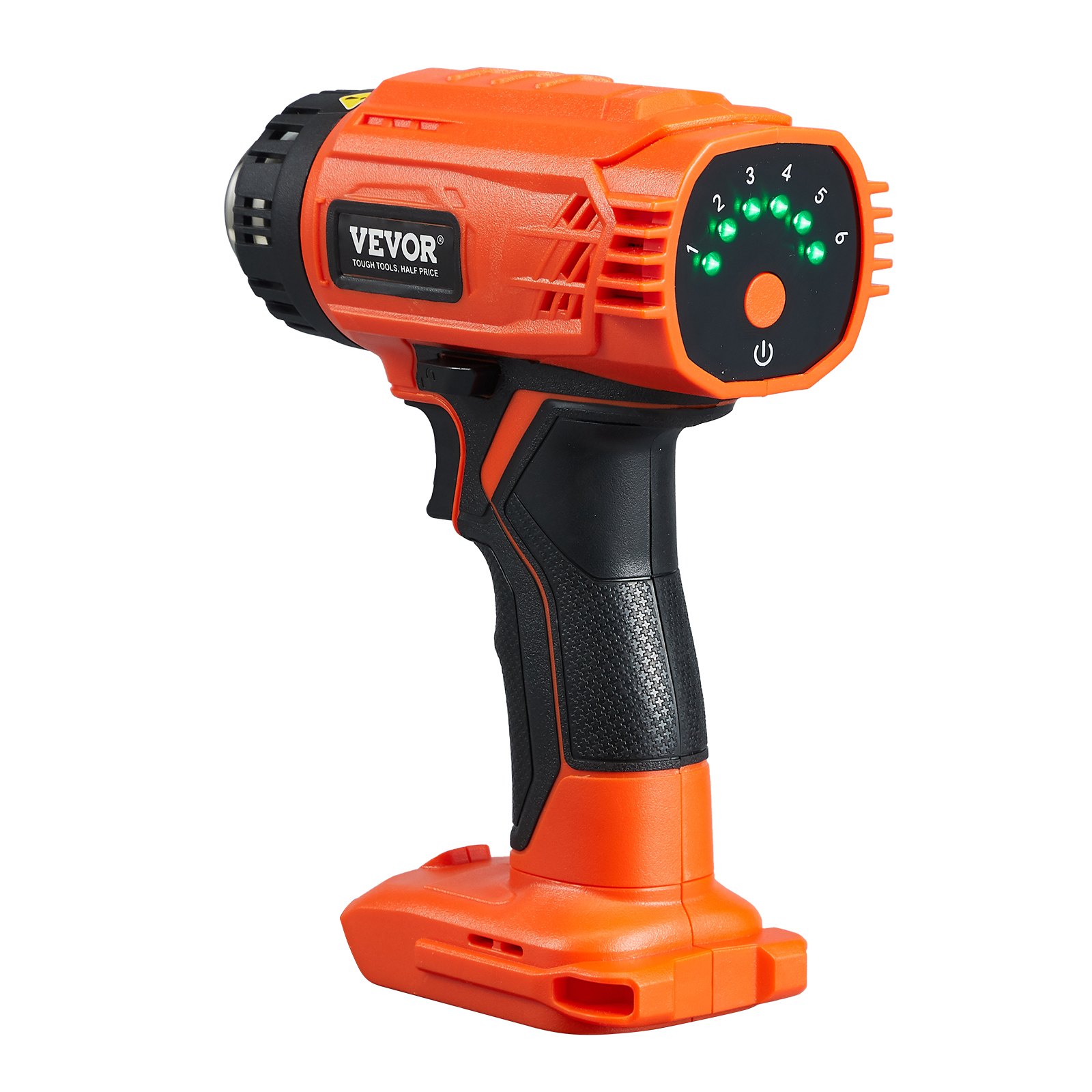 VEVOR Heat Gun with Temperature Control – 6 Levels, 4 Nozzles