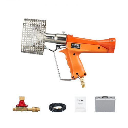 VEVOR Propane Heat Gun Up to 187660 BTU Hot Air Gun with Regulator ...