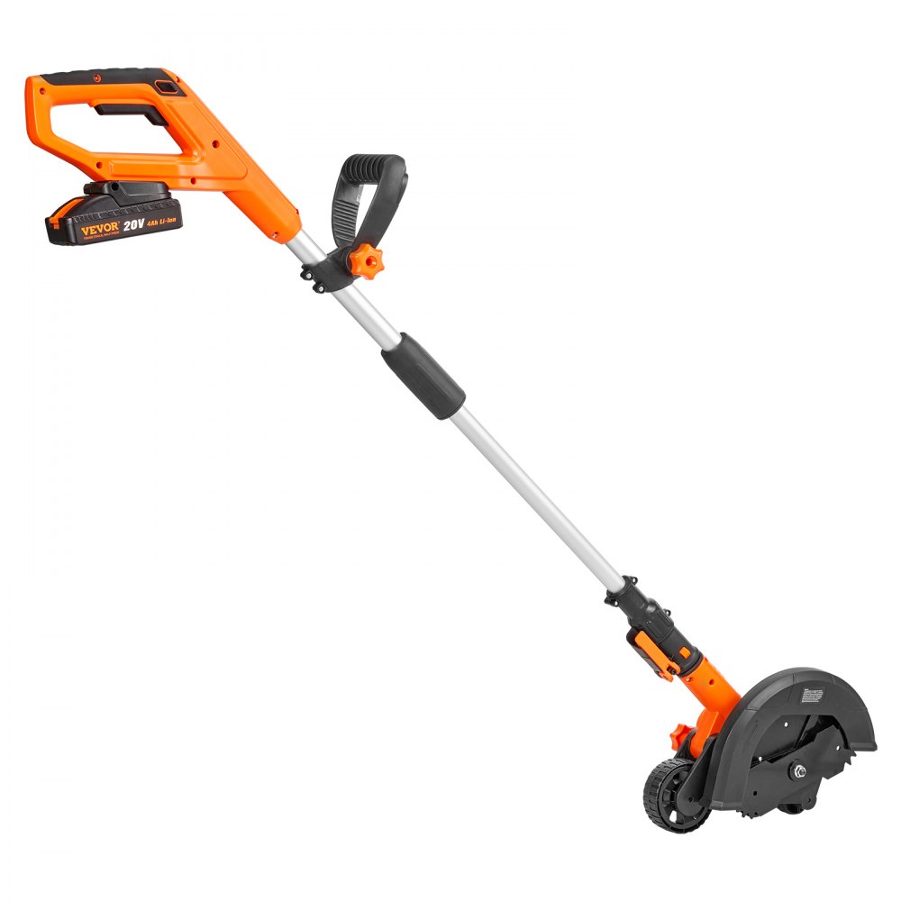 VEVOR Lawn Edger, 20 V Battery Powered Cordless Edger, 9-inch Blade ...