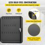 VEVOR Key Cabinet, Key Lock Cabinet Steel, Q235 Steel Key Storage, Wall ...