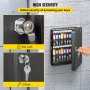 VEVOR Key Cabinet, 72 Position, Q235 Steel Key Lock Box with 72 Key ...