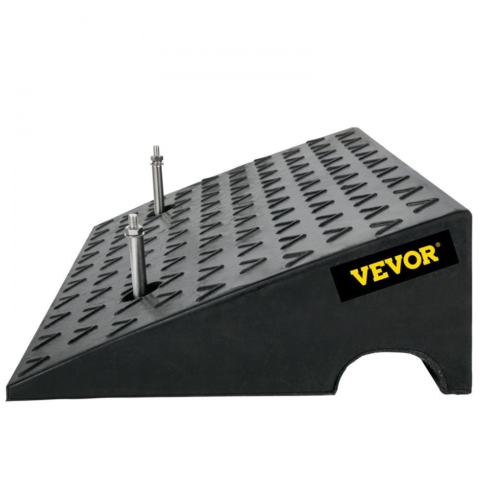 VEVOR Rubber Curb Ramp, 6" Rise Height 2 Pack, Heavy-Duty 6800 lbs/3 T ...