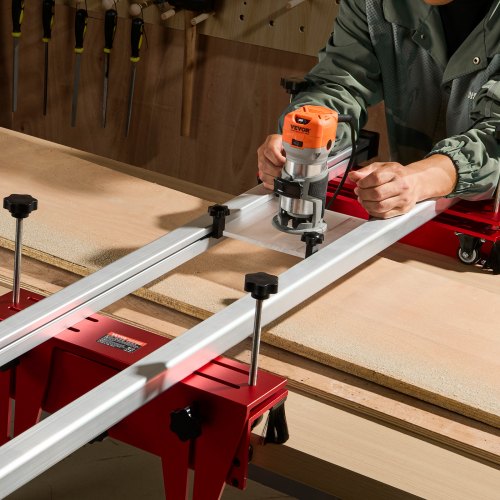 VEVOR Router Sled, 60 inches, Portable and Adjustable Slab Flattening ...