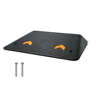 VEVOR Upgraded Rubber Threshold Ramp, 10.2 cm Rise Door Ramp with 1 ...