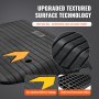VEVOR Upgraded Rubber Threshold Ramp, 3" Rise Door Ramp with 1 Channel ...