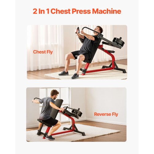 Incline Chest Fly and Rear Delt Fly Machine for Upper Body Strength ...