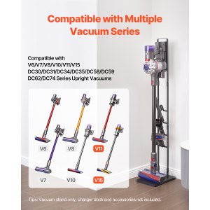 VEVOR Vacuum Stand, Compatible With Dyson V6 V7 V8 V10 V11 V15, Stable ...