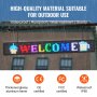 VEVOR Programmable LED Sign, P10 Full Color LED Scrolling Panel, DIY ...