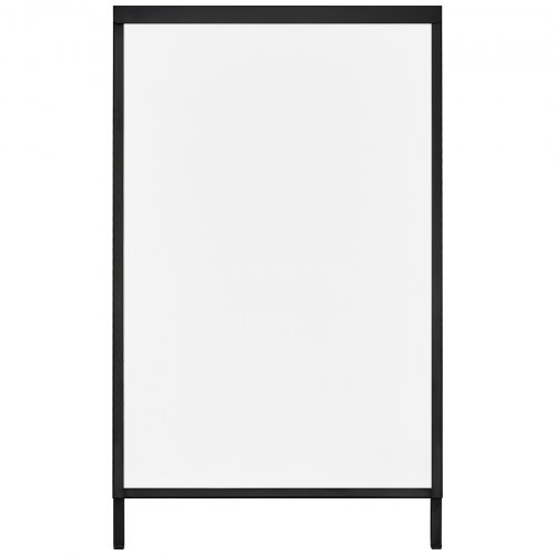 VEVOR A Frame Sidewalk Sign, 24x36 Inch Heavy Duty Slide-in Signboard ...