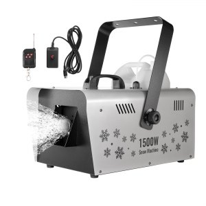 VEVOR Snow Machine 1500W Wireless Remote Handheld Hanging Snow Making ...