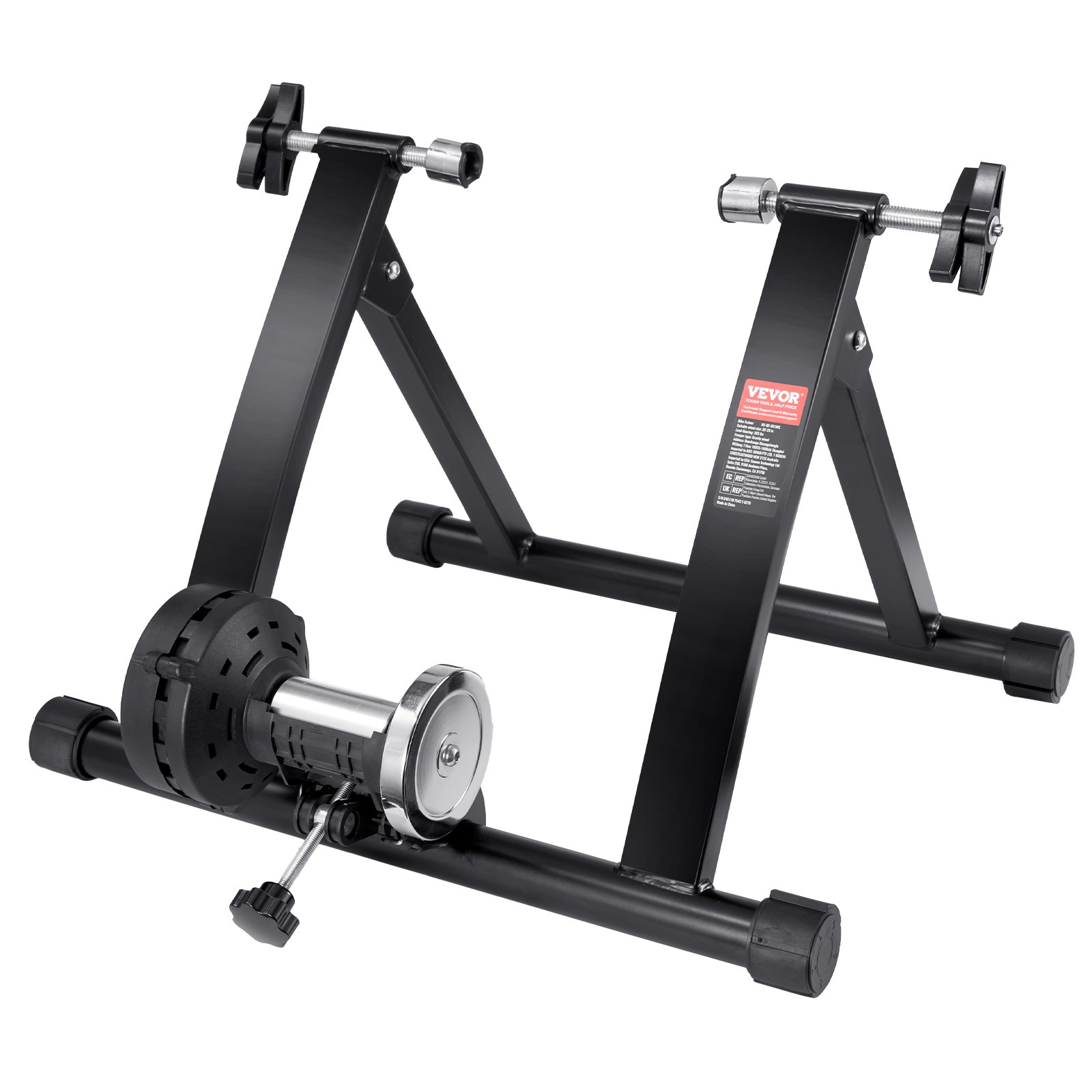 VEVOR Bike Trainer Stand, Magnetic Stationary Bike Stand for 26"-29 ...
