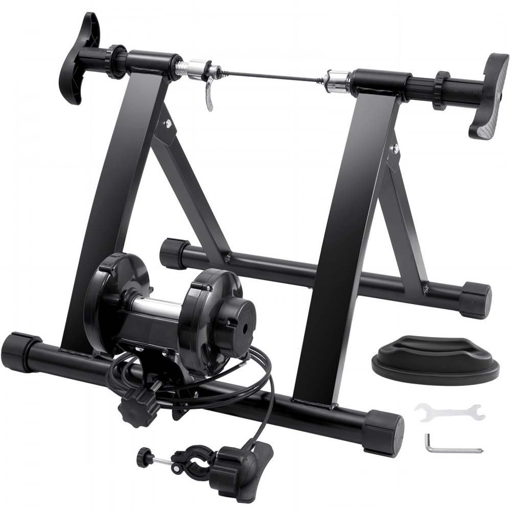 VEVOR Bike Trainer Stand, Magnetic Stationary Bike Stand for 26"-29 ...