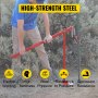 VEVOR T Post Remover Puller, 15 3/4" Long Chain T Post Puller, 32 ...
