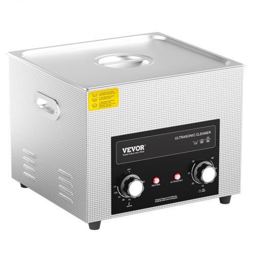 VEVOR 15L Ultrasonic Cleaner with Heater Timer & Basket Digital Sonic ...