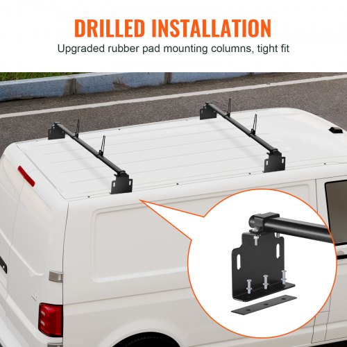 VEVOR Trailer Ladder Rack Van Roof Ladder Rack for Universal Truck ...