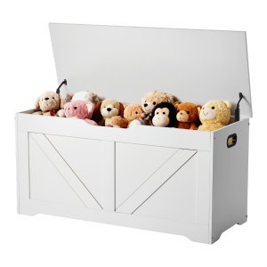 VEVOR Kids Storage Bench, Wooden Toy Box Chest, Large Storage Cabinet ...