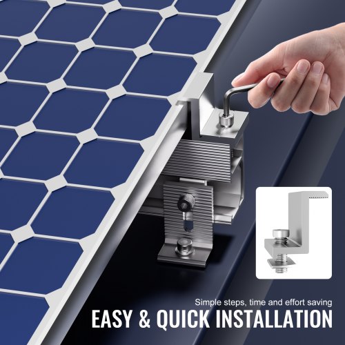VEVOR Solar Panel Mounting Brackets Solar Panel Mounting Kit for Various Roofs | VEVOR US
