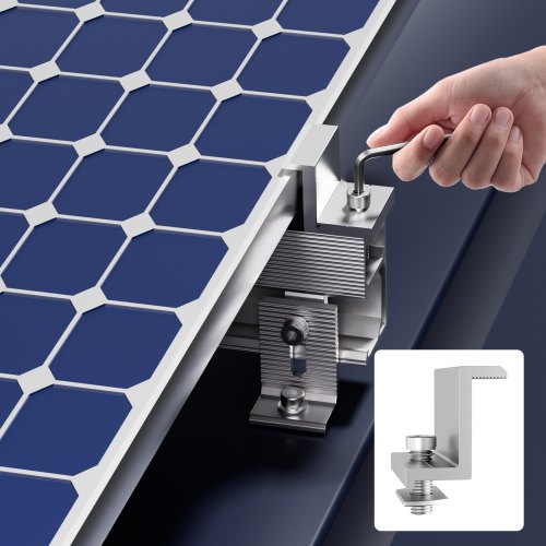 VEVOR Solar Panel Mounting Brackets Solar Panel Mounting Kit for ...