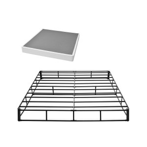 VEVOR Box Spring, King Size Bed Frame with Washable Fabric Cloth, Heavy ...
