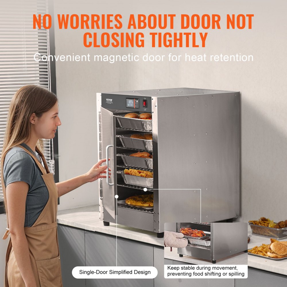 VEVOR Restaurant Hot Box – 5-Tier Food Warmer, 80℉–177℉