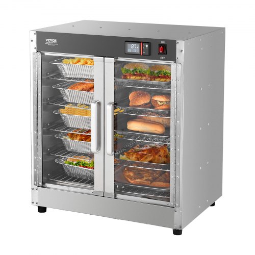 Hot Box Food Warmer 5-Tier Concession Warming Cabinet with Water Tray ...