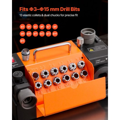 VEVOR Drill Bit Sharpener - Sharpen Your Bits
