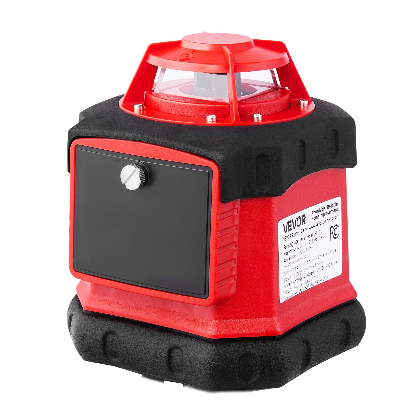 VEVOR Rotary Laser Level Kit, 984ft 360-Degree Self Leveling Red ...