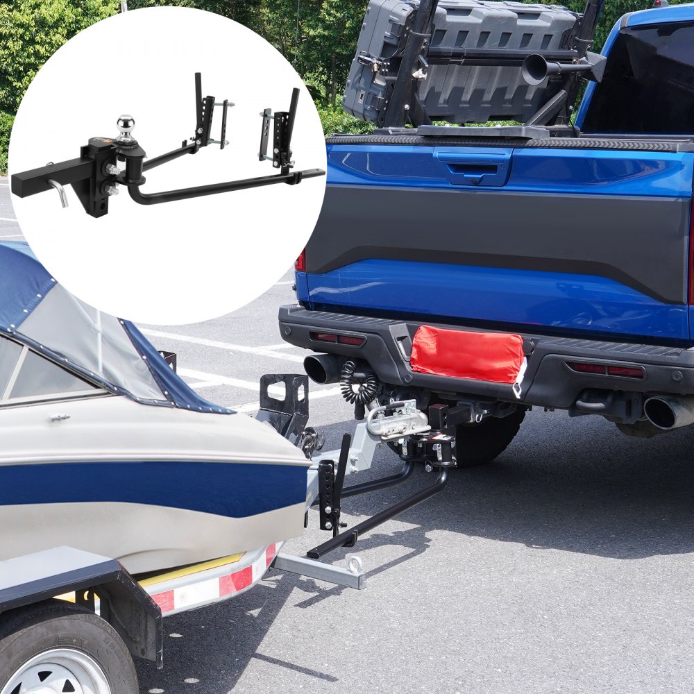 VEVOR Weight Distribution Hitch, 1,500 lbs Weight Distributing Hitches ...