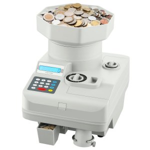 VEVOR Coin Counter, Professional Coin Sorter with LED Display Holds up ...