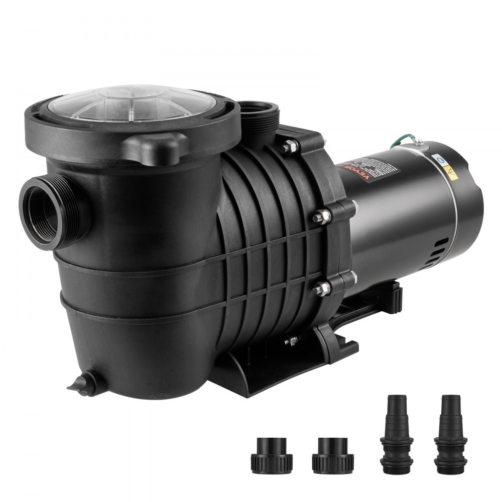 VEVOR Above Ground Pool Pump, 1.5 HP, 100 GPM Single Speed Swimming ...