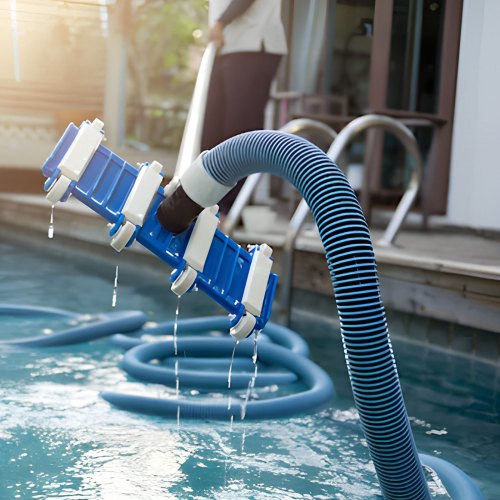 VEVOR Heavy Duty Swimming Pool Hose, 1-1/2-Inch x 30-Feet, Pool Vacuum ...