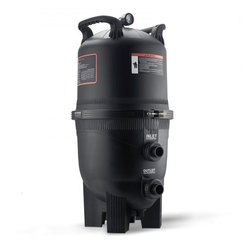 VEVOR Cartridge Pool Filter, 525Sq. Ft Filter Area Inground Pool Filter ...