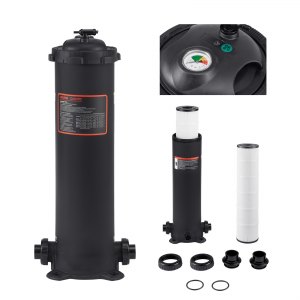 100 sq.ft² Cartridge Pool Filter Valve 6142 GPH Swimming Pool ...
