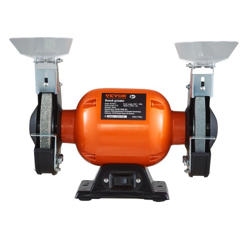VEVOR Bench Grinder, 6 inch Single Speed Bench Grinder with 2.1A ...