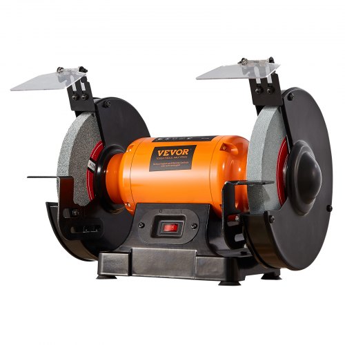 VEVOR Bench Grinder, 8 inch Single Speed Bench Grinder with 3A ...