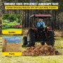 Vevor Pine Straw Rake Outdoor Landscape Rake 60" For Atv Utv Utility ...