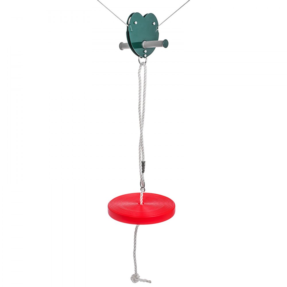 VEVOR 100FT Zip Line Kit Kids Adult Zip Line Trolley Slackers Zip Lines ...