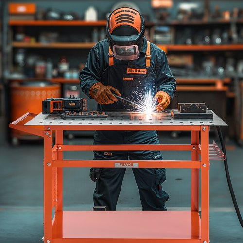 Welding Table 40"x24" Welding Workbench Table with 800LBS Static Weight ...