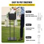 VEVOR Ballot Box, Floor Standing Suggestion Box with Lock and Sign ...
