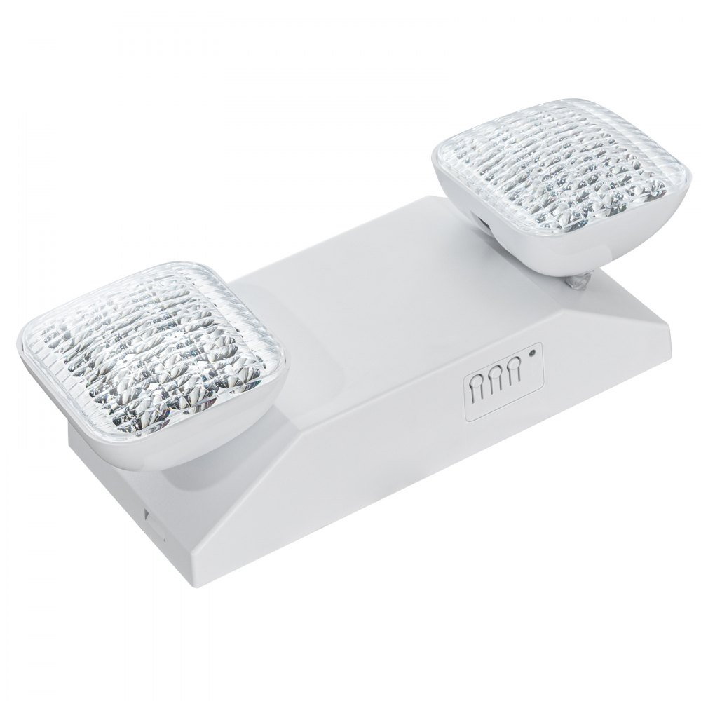 VEVOR 12 Pack Commercial Emergency Light, 3W, White LED Emergency Exit ...